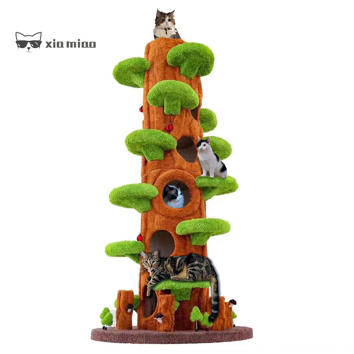 Xiamiao Magic Forest Cat Tree Tower, 90 Inches Tall – xiamiaopets