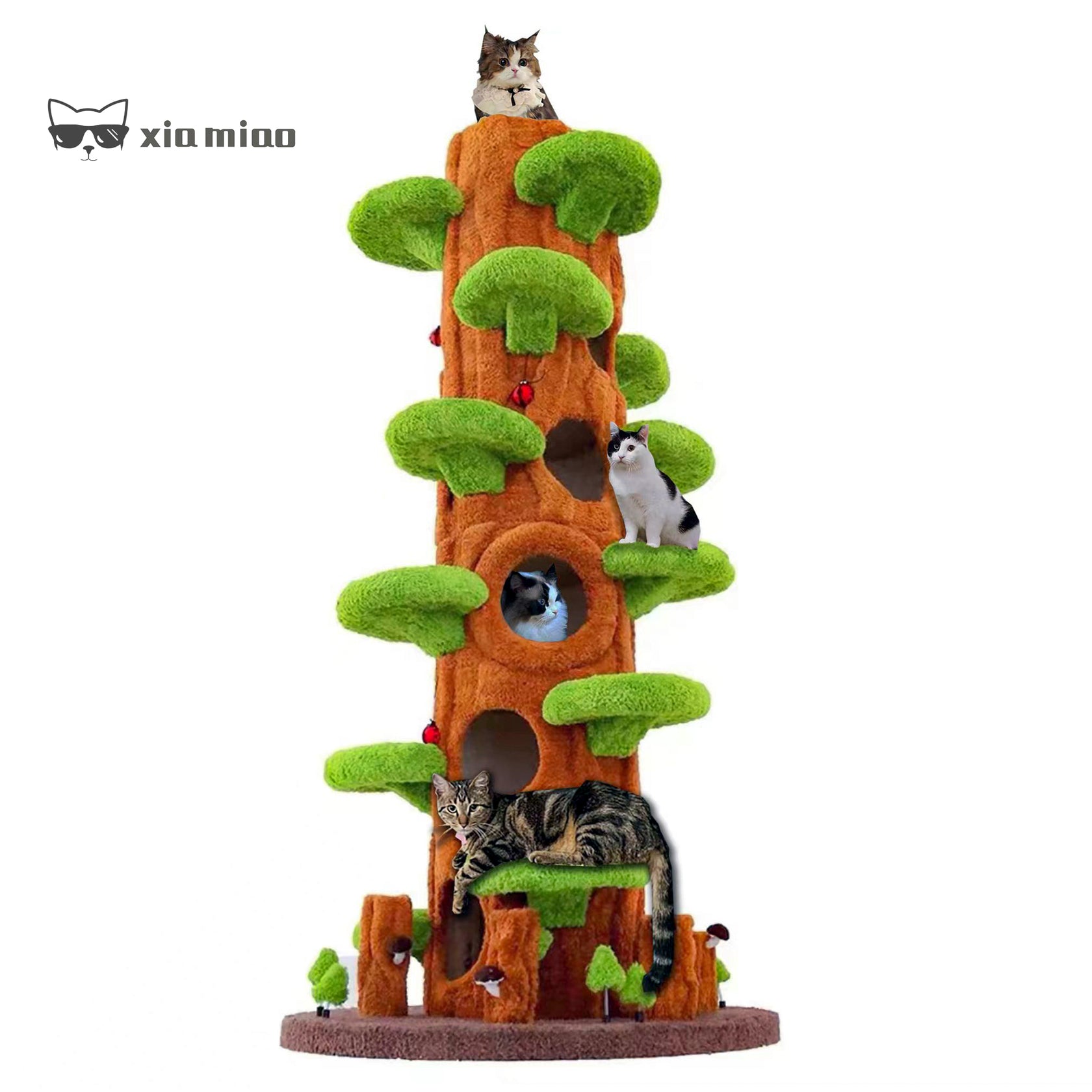 Xiamiao Magic Forest Cat Tree Tower, 90 Inches Tall – xiamiaopets