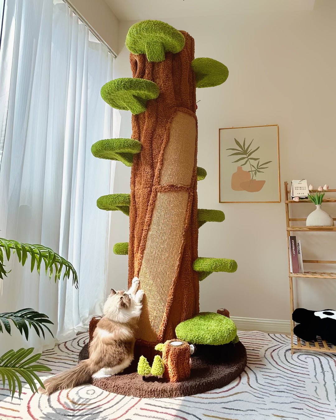 Xiamiao Magic Forest Cat Tree Tower, 90 Inches Tall – xiamiaopets